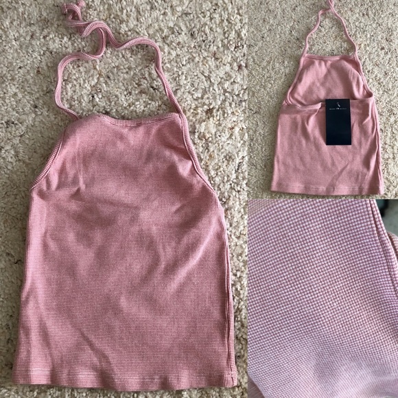 Brandy Melville | Tops | Brandy Melville Baby Pink Knit Laura Halter ...
